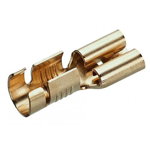 Cimco OngeÏsoleerde Vlaksteekhuls, DIN 46247, 4 - 6mm² - Installatiegereedschap.nl